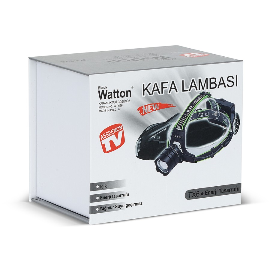 TX6 LED ŞARJLI KAFA LAMBASI WATTON WT-626 - Wt-626