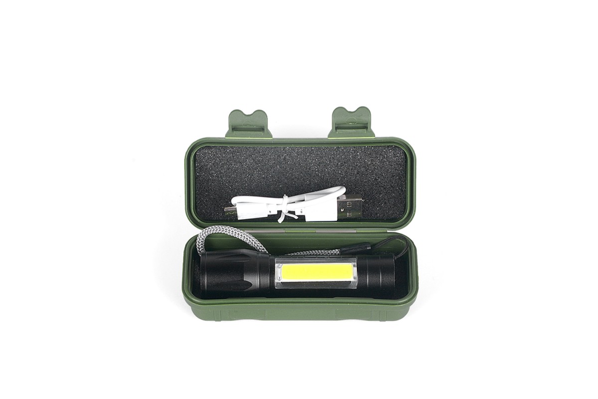 Mini Çok Güçlü Şarjlı El Feneri ( XPE+ COB LED ) Watton Wt-030 - Wt-030