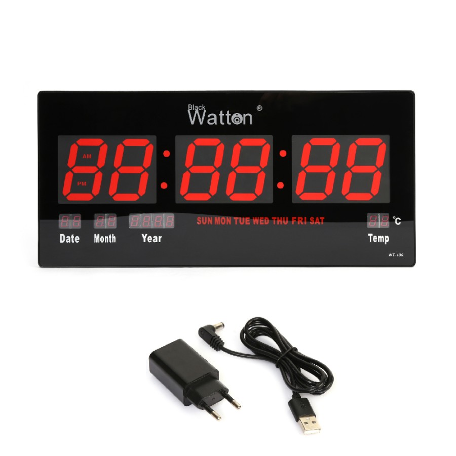 DİJİTAL DUVAR VE MASA SAATİ WATTON WT-109 - Wt-109